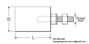 Cục Tiếp Địa Earth Boss M10 40x30 SS316 - Khang Đông Nam