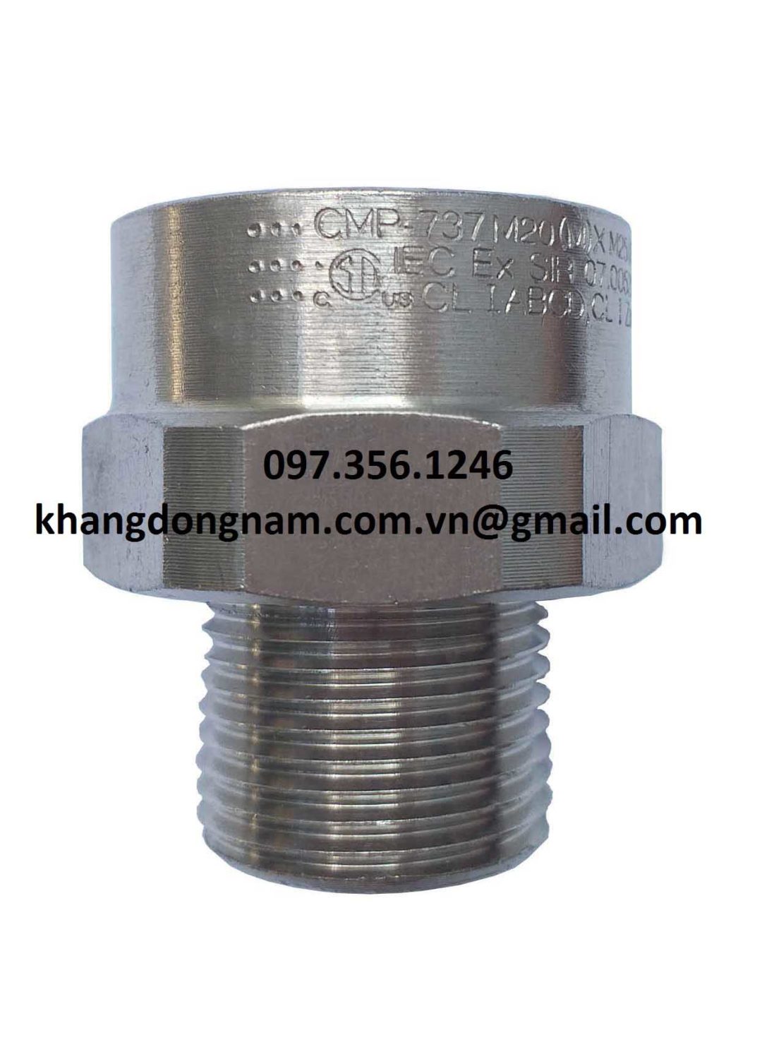 Adaptor CMP 737 M20xM25, CMP 787 M20 (male) x M20 (Female) - Khang Đông Nam