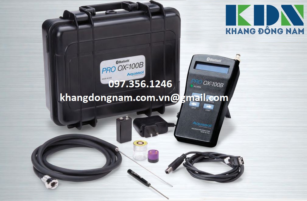 Máy Đo Lượng Oxy PRO OX-100B Aquasol - Khang Đông Nam