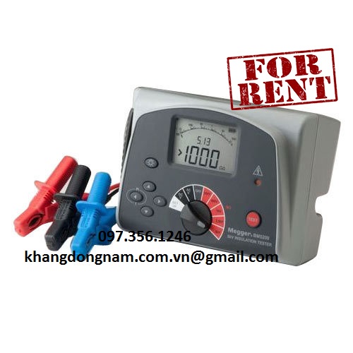 Cho Thuê Máy Đo Điện Trở Megger BM5200 - Khang Đông Nam